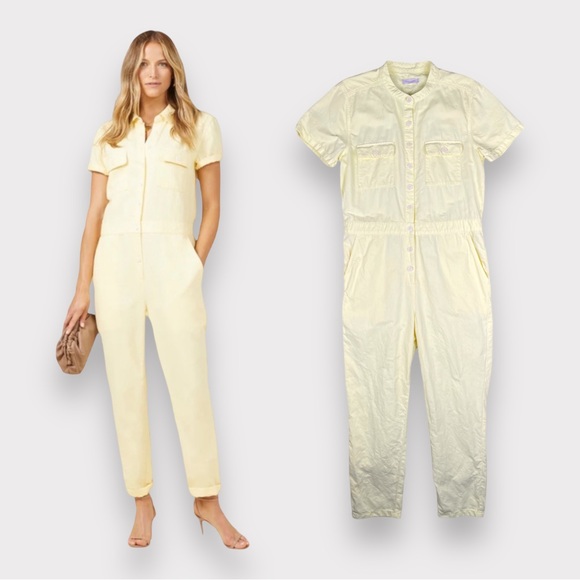 Outerknown | Pants & Jumpsuits | Outerknown Womens Sea Coveralls Yellow ...